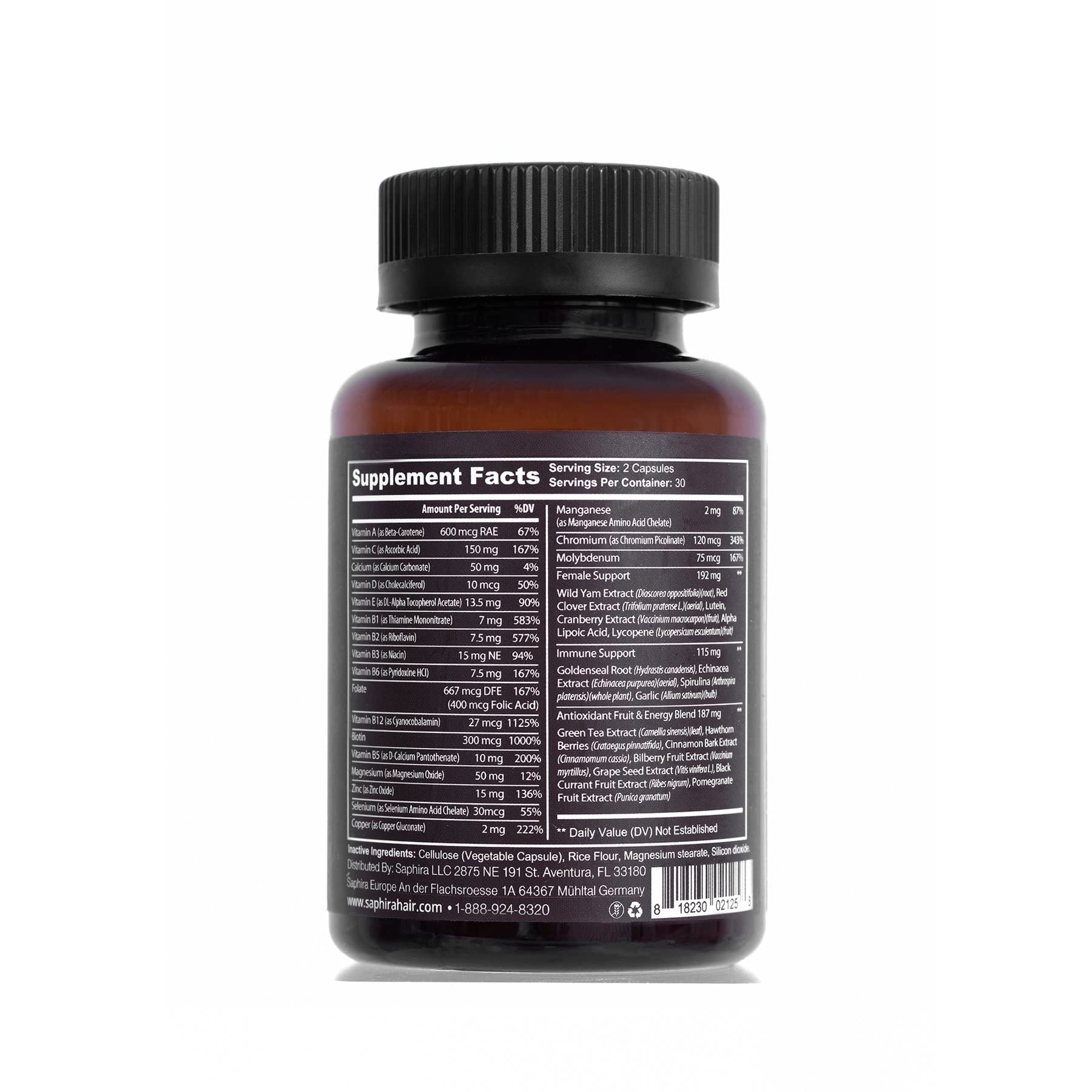 hair wellness with blended vitamin supplements