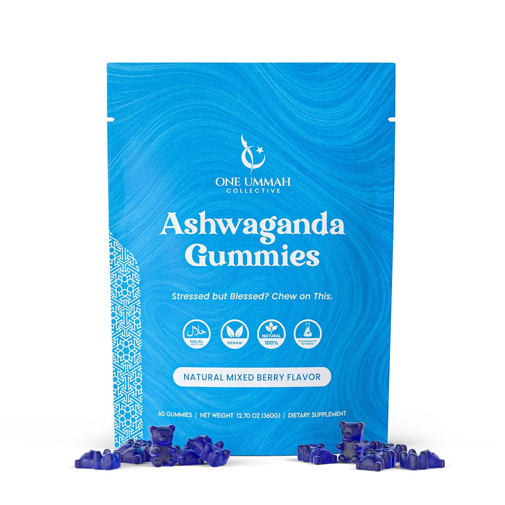 Halal Ashwagandha gummies for stress relief