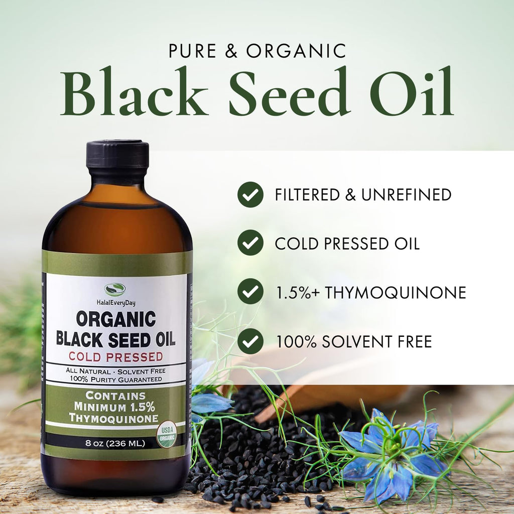 Halal black seed oil for wellness