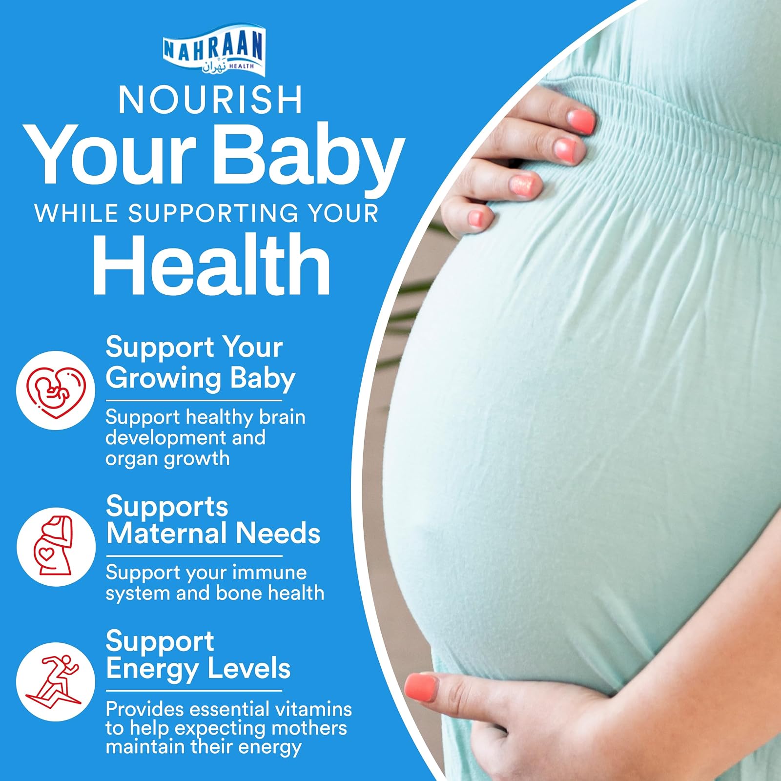 Halal certified prenatal vitamin support