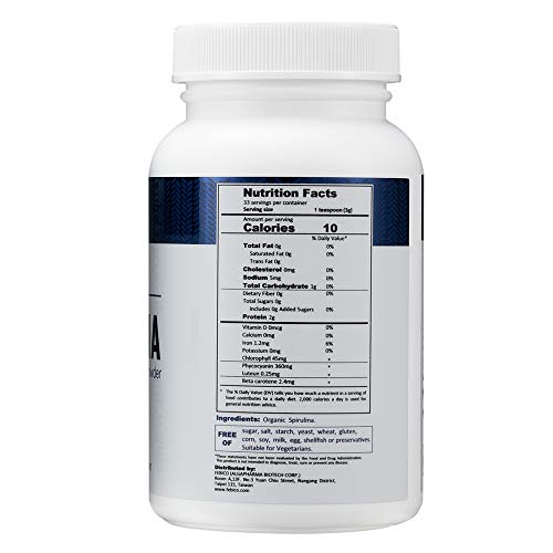 halal certified spirulina for dietary needs