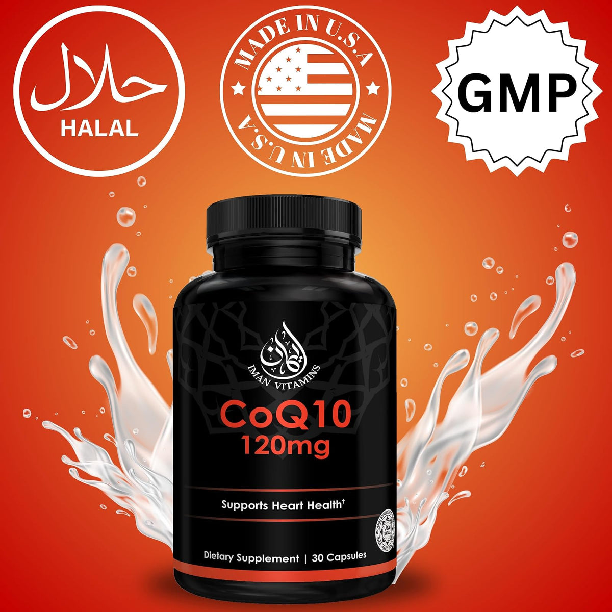 Halal CoQ10 capsules for antioxidant benefits