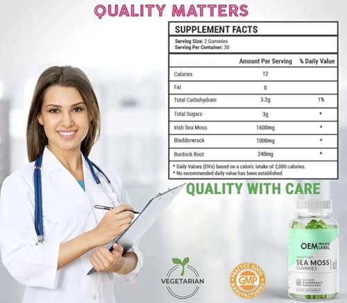 Halal Irish Sea Moss for overall health