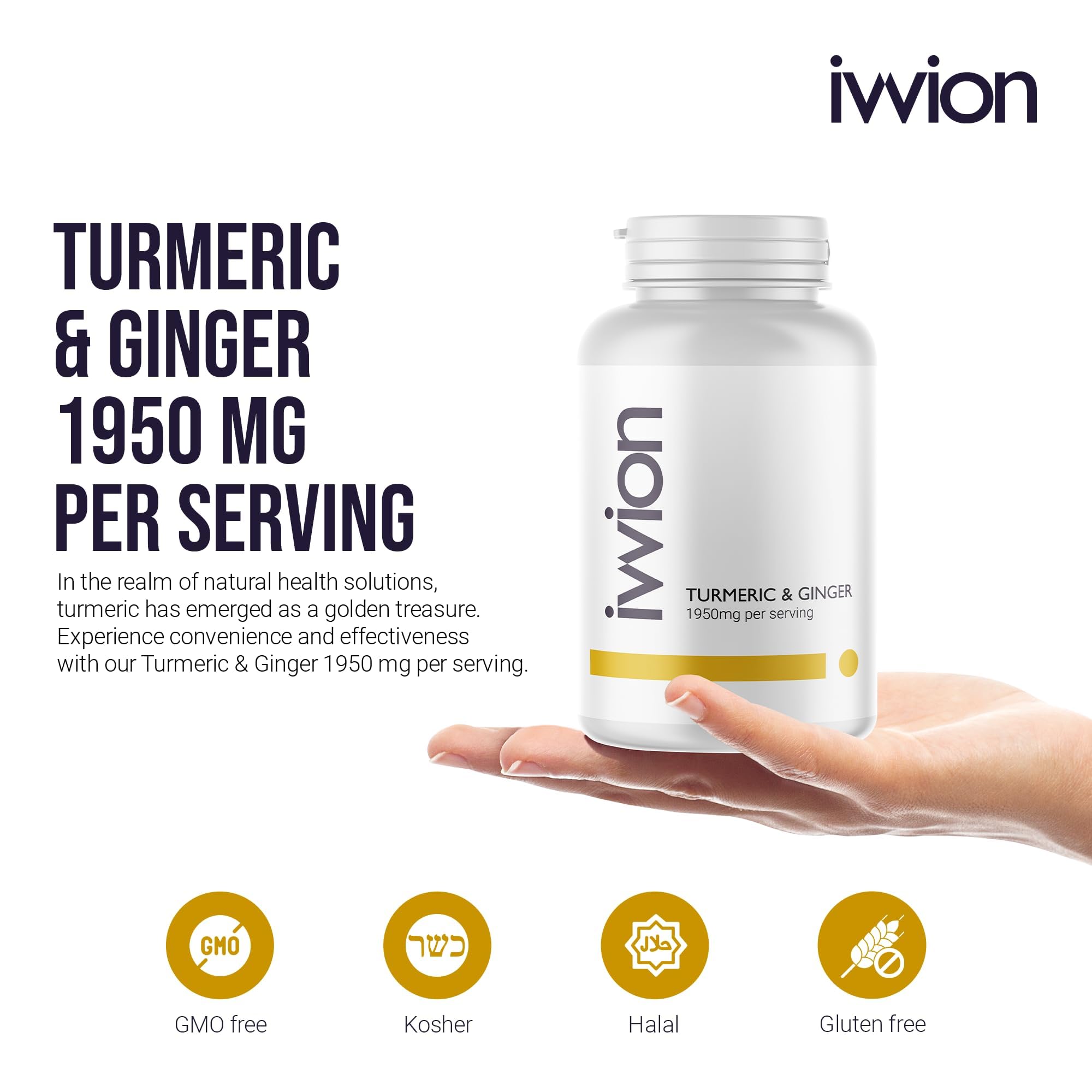 Halal kosher turmeric curcumin capsules