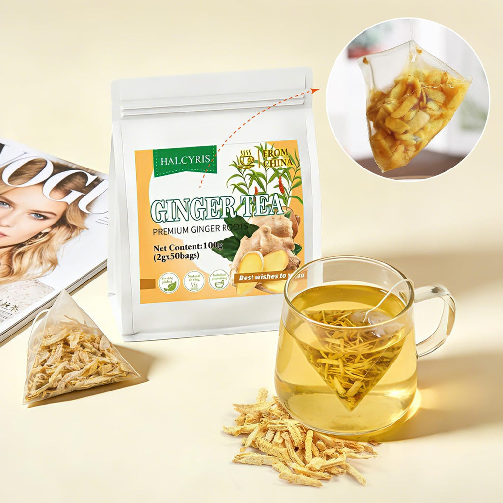 Halcyris ginger tea for immune support