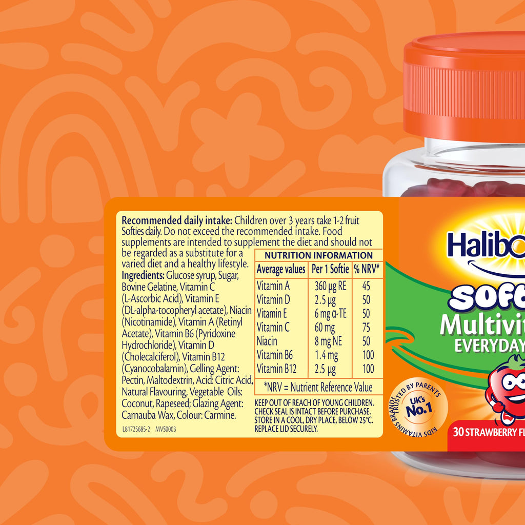 Haliborange gummies for strong bones