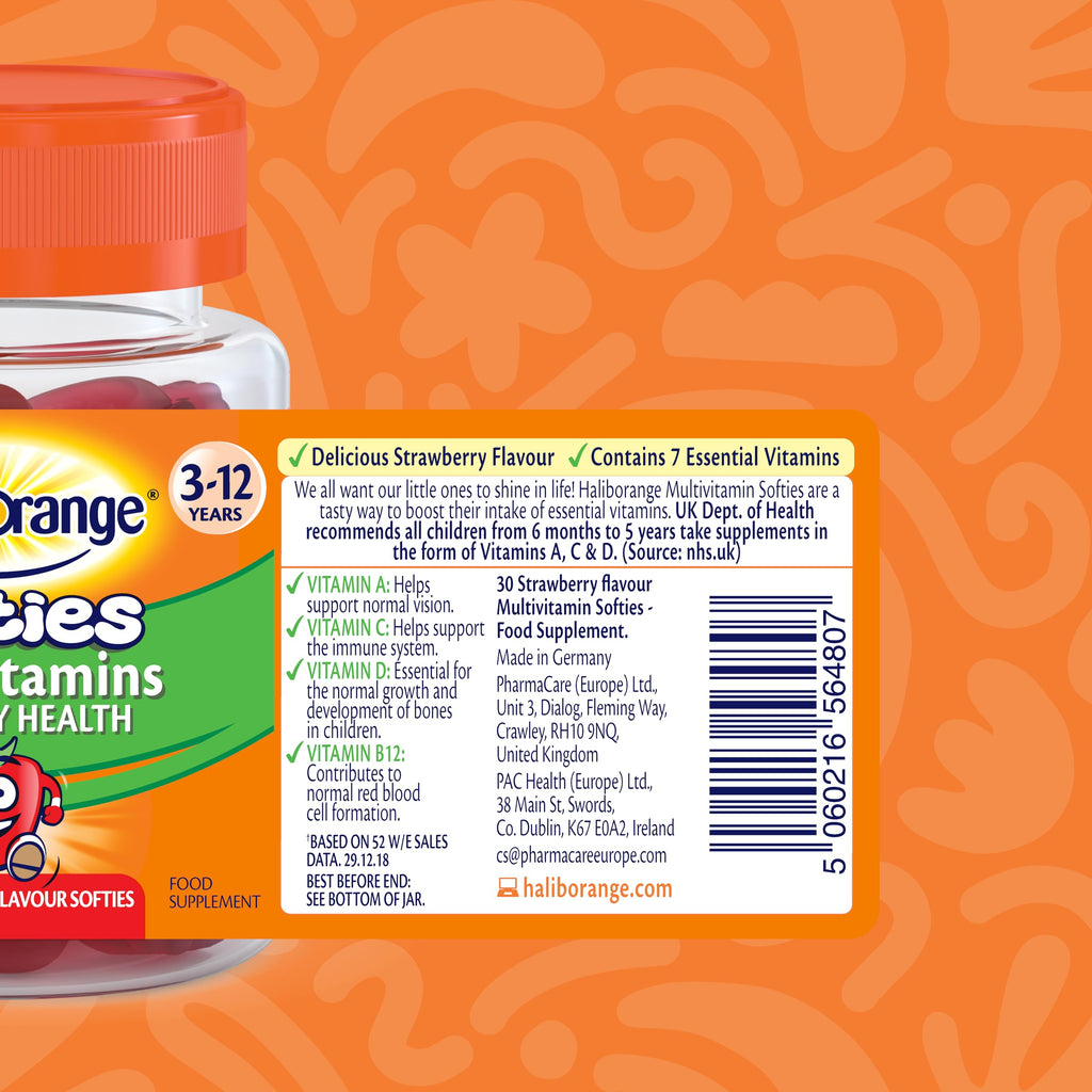 Haliborange kids multivitamins for brain health