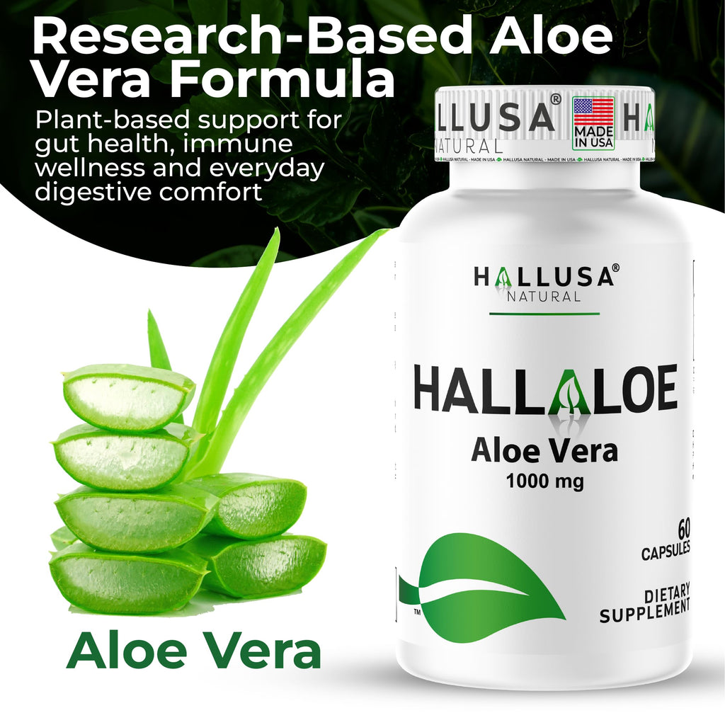 HallAloe aloe vera for skin hydration