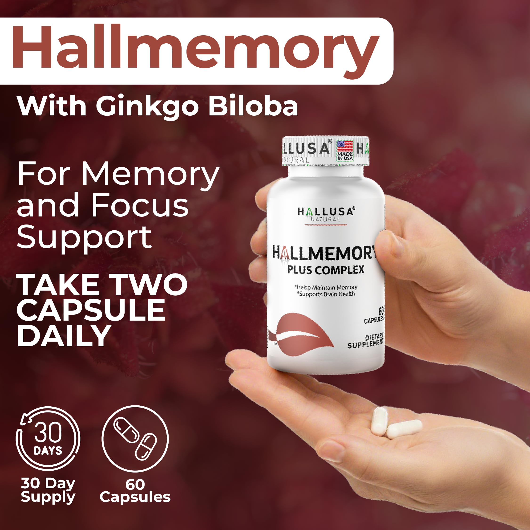 HallMemory Plus Complex for daily focus