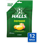HALLS citrus vitamin C lozenges