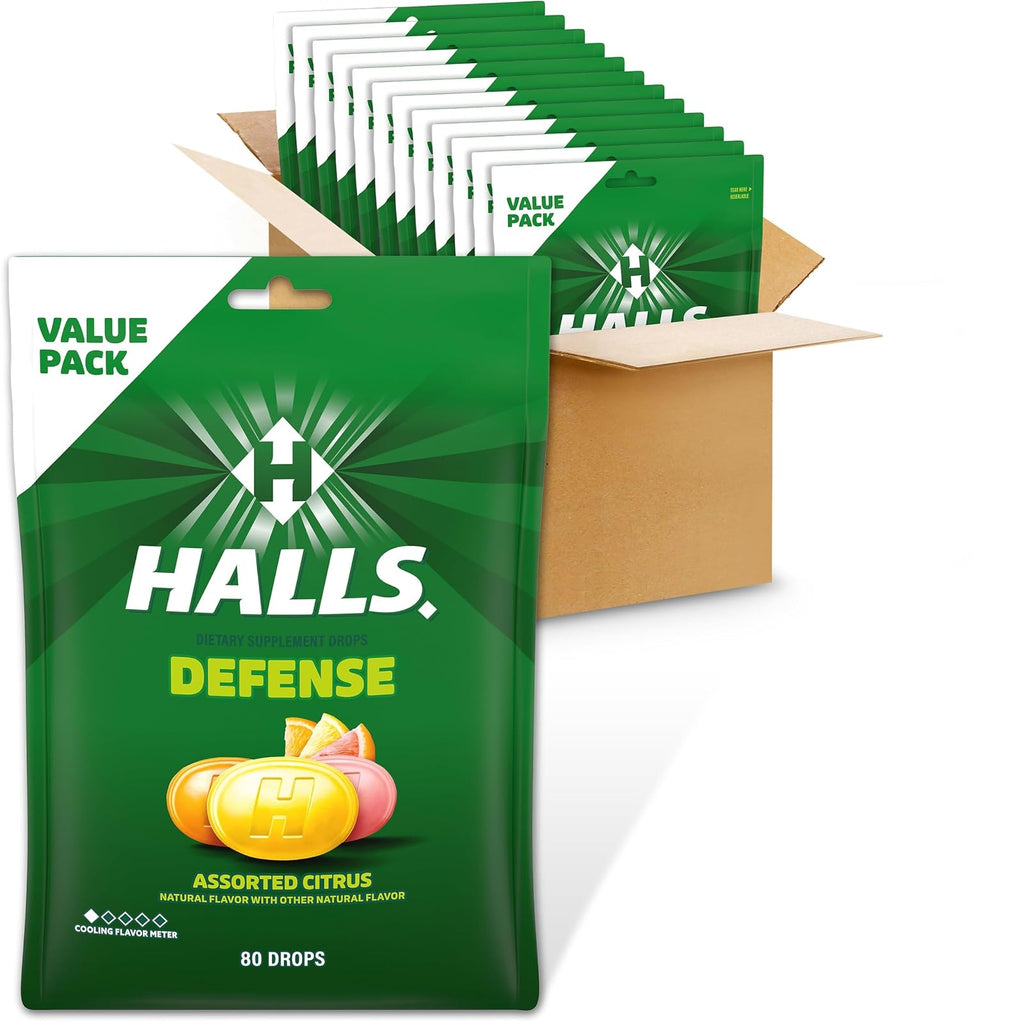 HALLS vitamin C drops assorted flavours