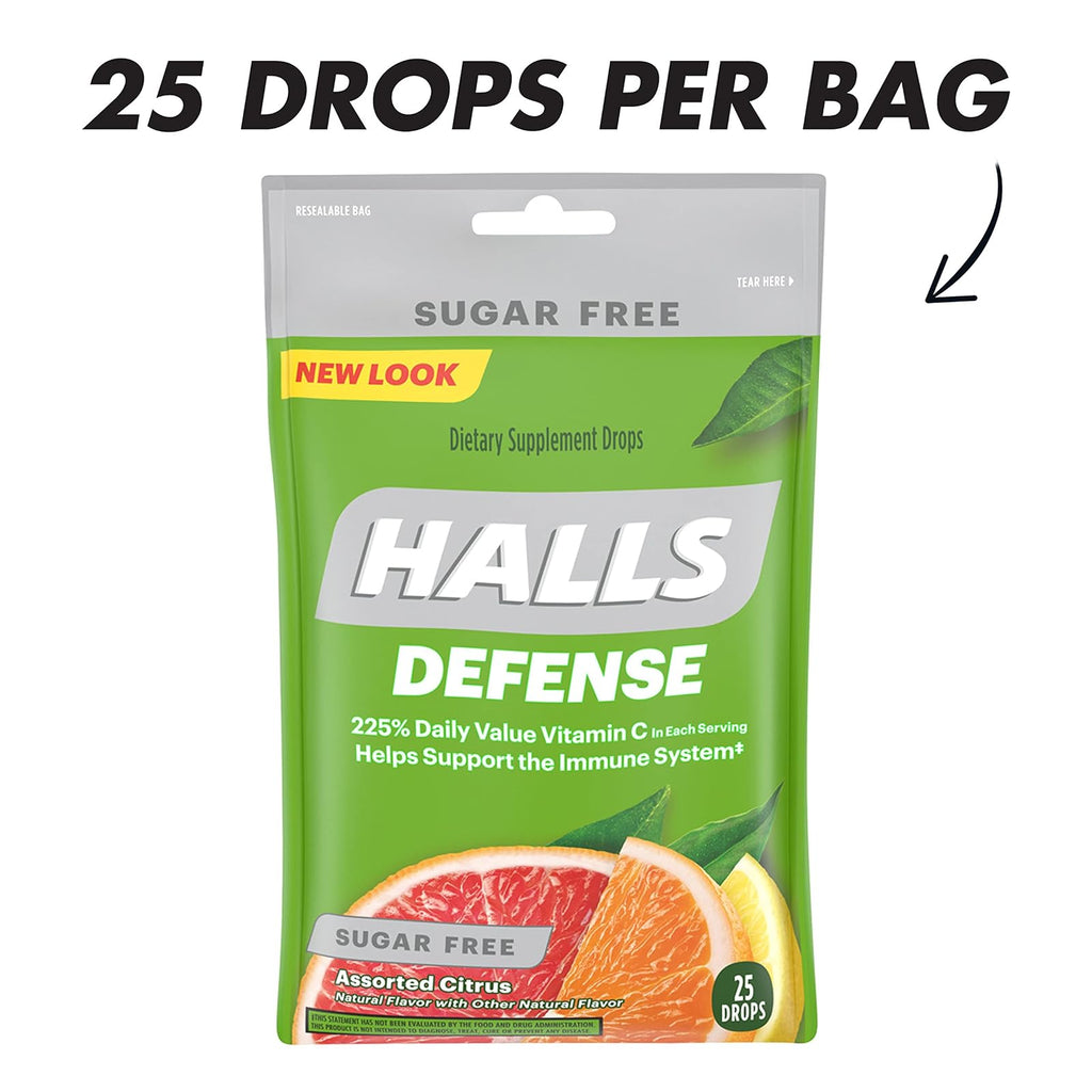 HALLS vitamin C immunity support