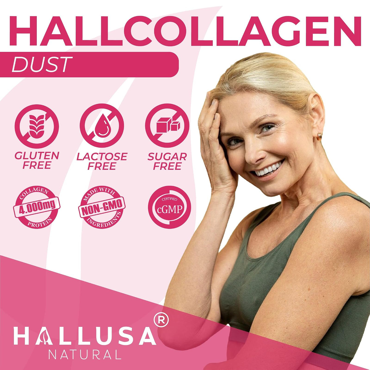 Hallusa collagen for beauty routine