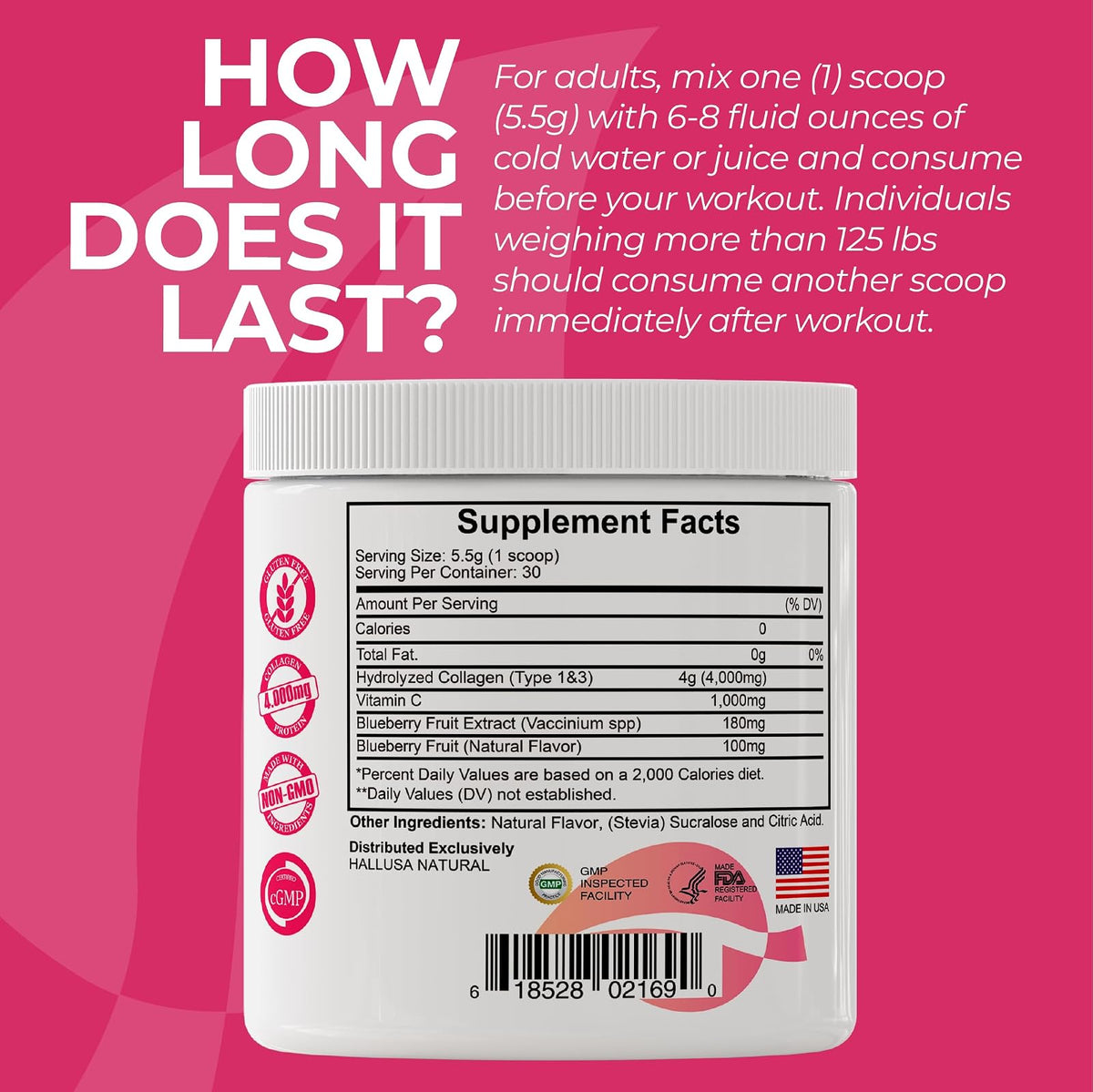 Hallusa collagen for youthful appearance