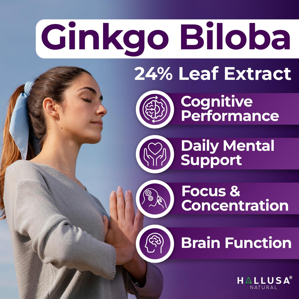 Hallusa ginkgo biloba for better memory