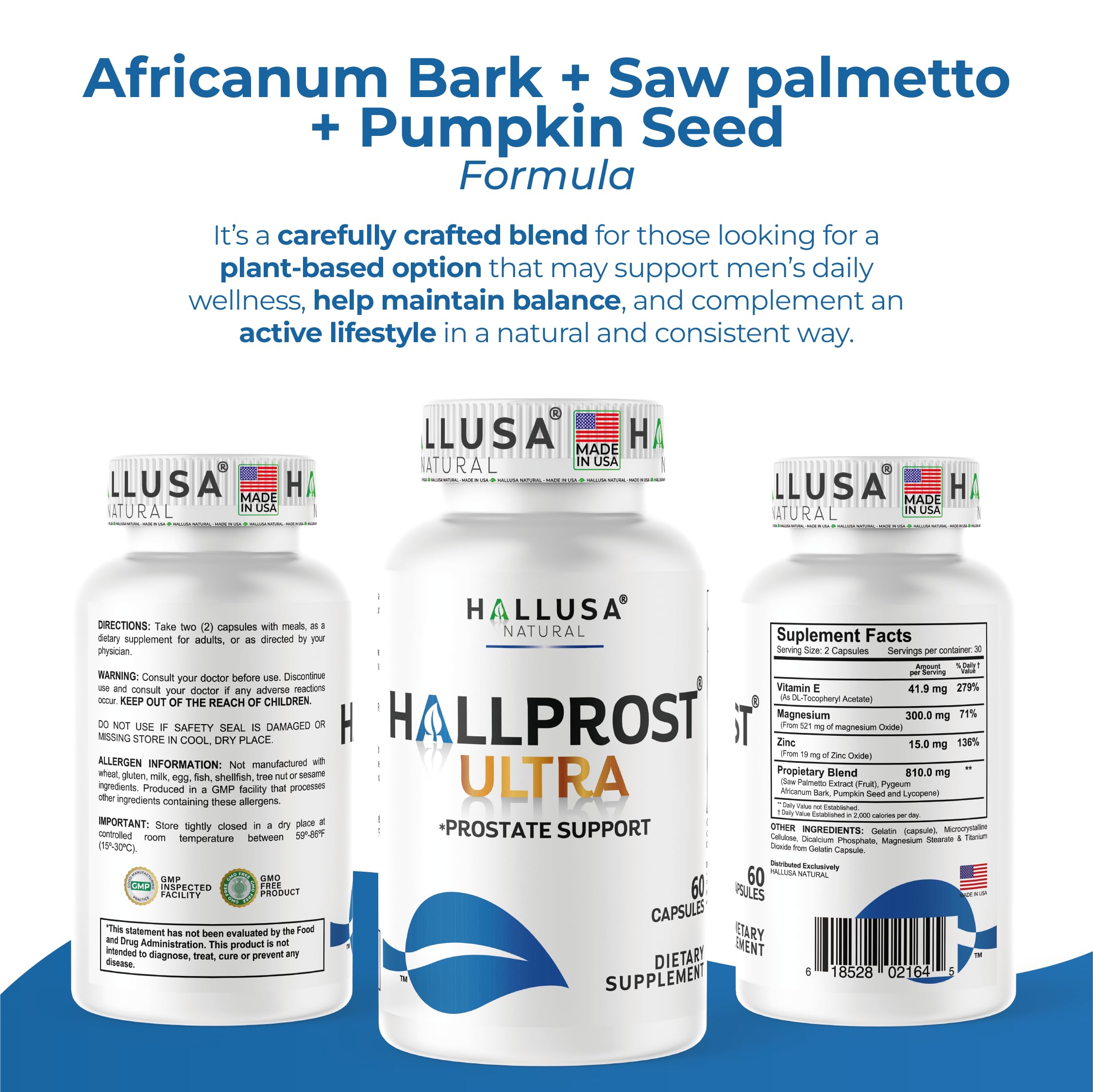 Hallusa prostate health formula