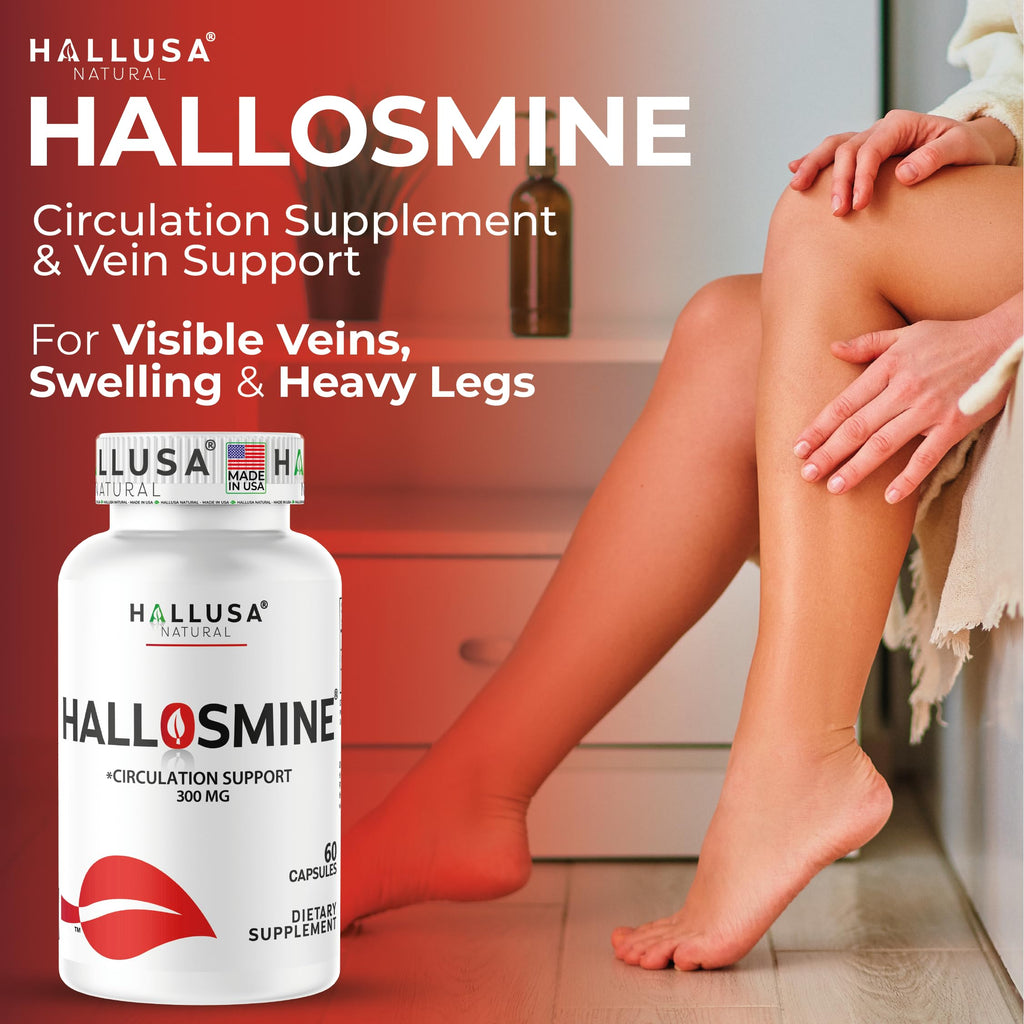 Hallusa supplements for healthy veins