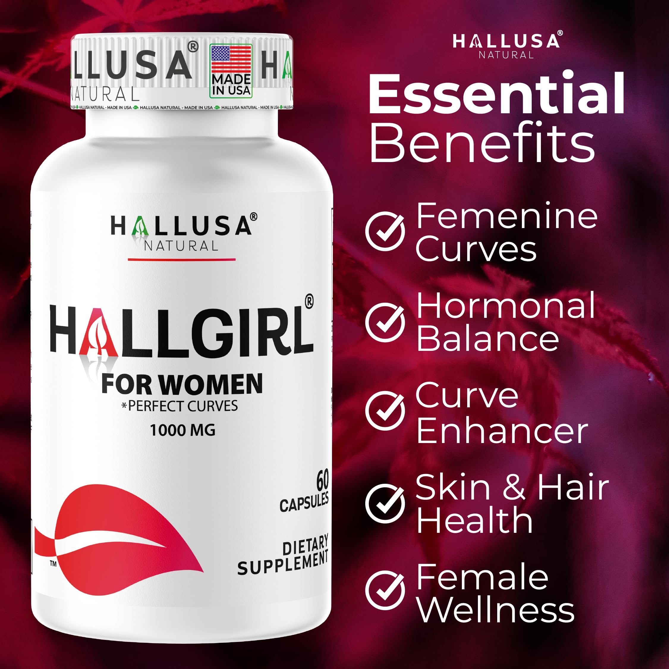 Hallusa vitamins for hormonal support