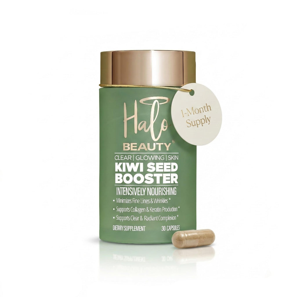 Halo Beauty Kiwi Seed Booster capsules