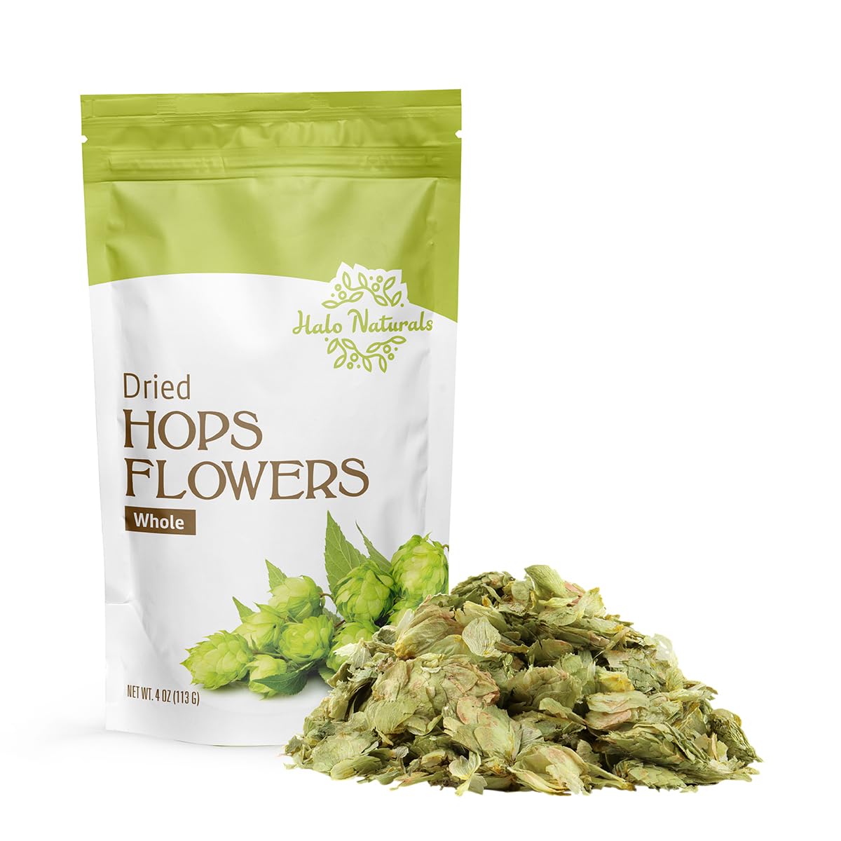 Halo Naturals hops flowers herbal tea