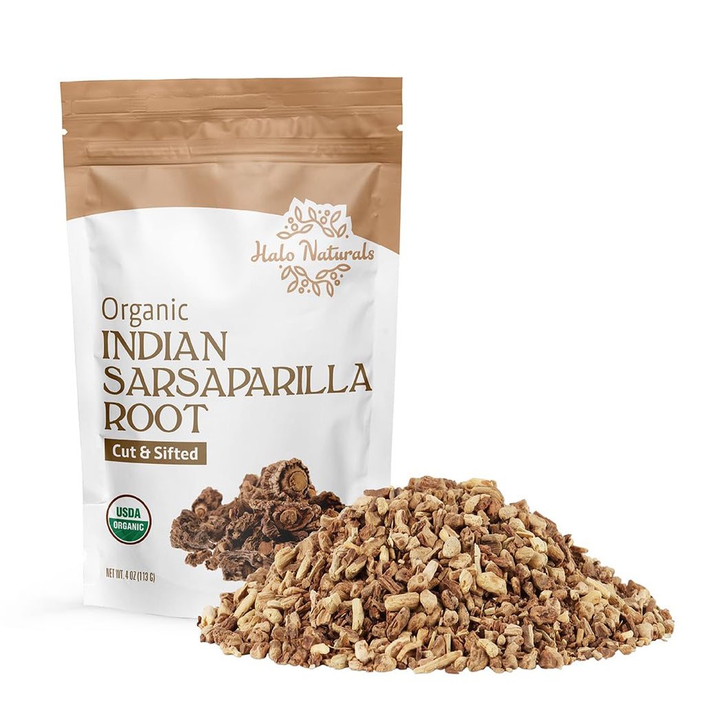 Halo Naturals organic sarsaparilla root tea