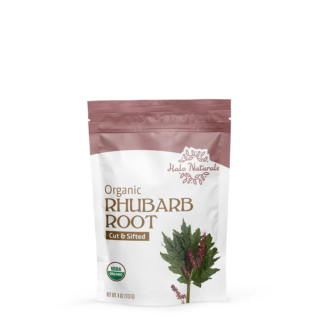 Halo Naturals rhubarb root infusion
