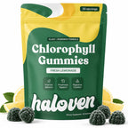 Haloven chlorophyll gummies lemonade flavor