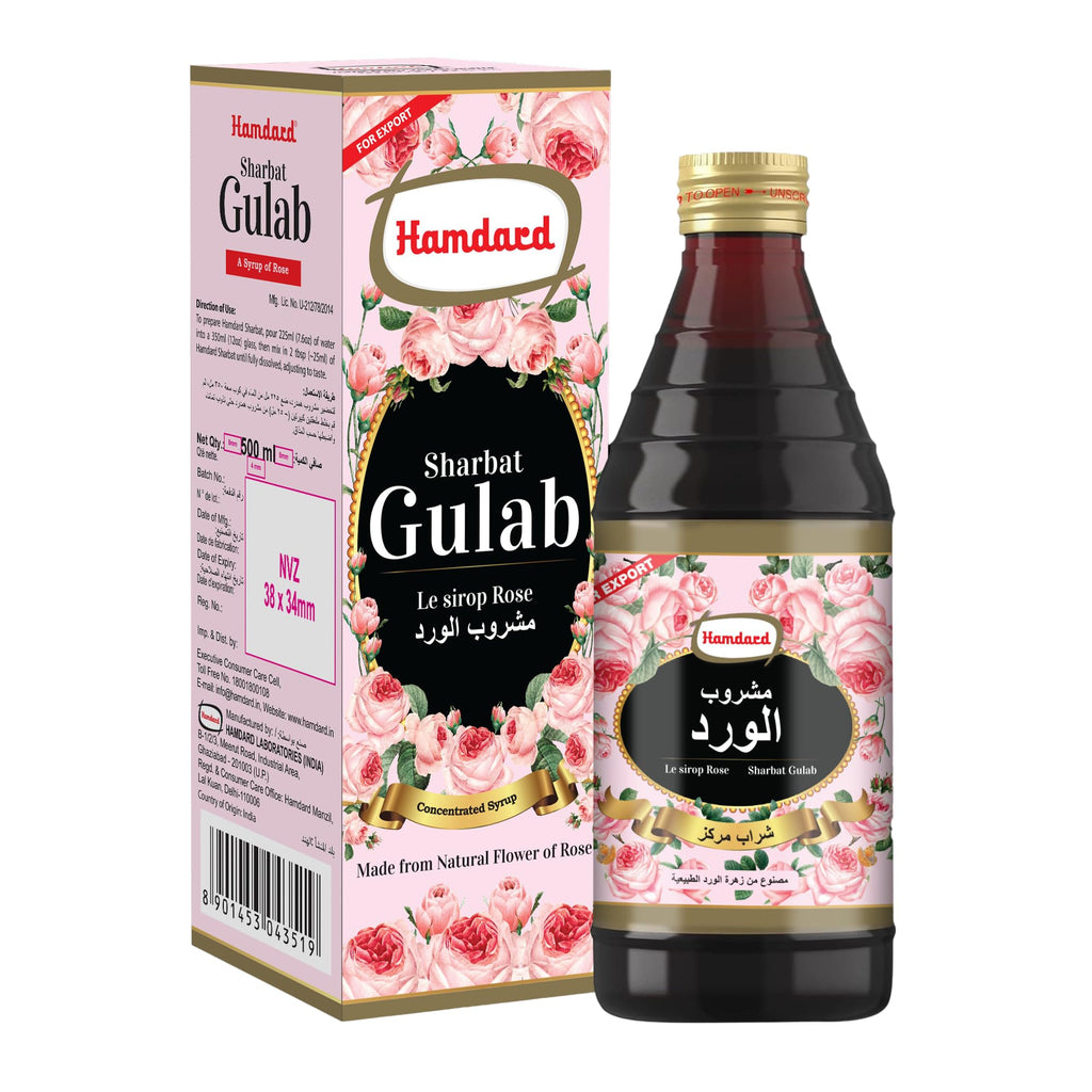 Hamdard Sharbat Gulab rose syrup