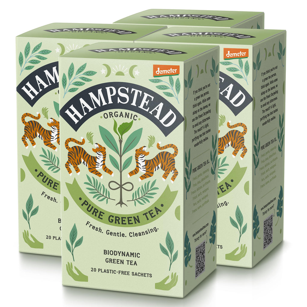 Hampstead organic green tea bags