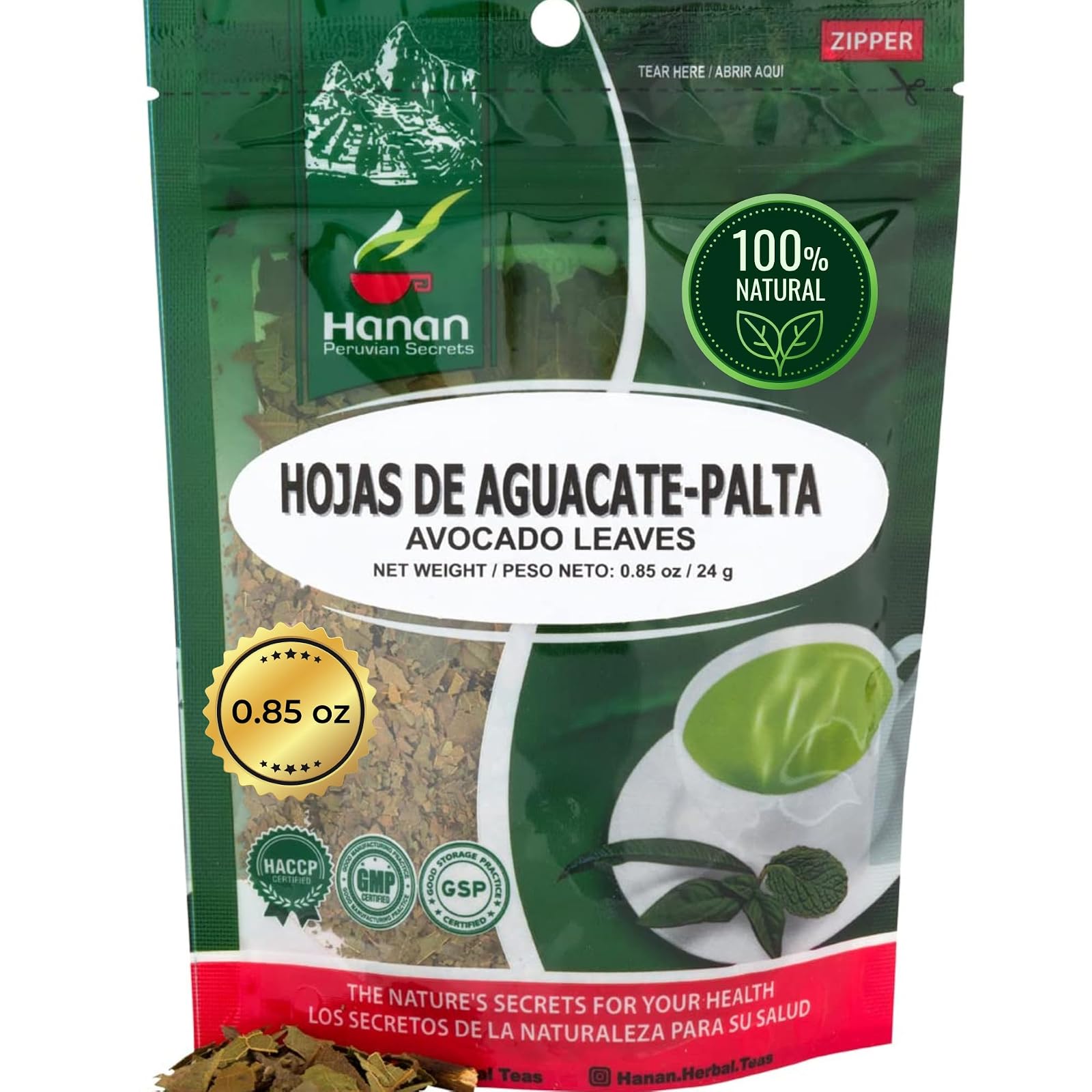 Hanan avocado leaves dried tea