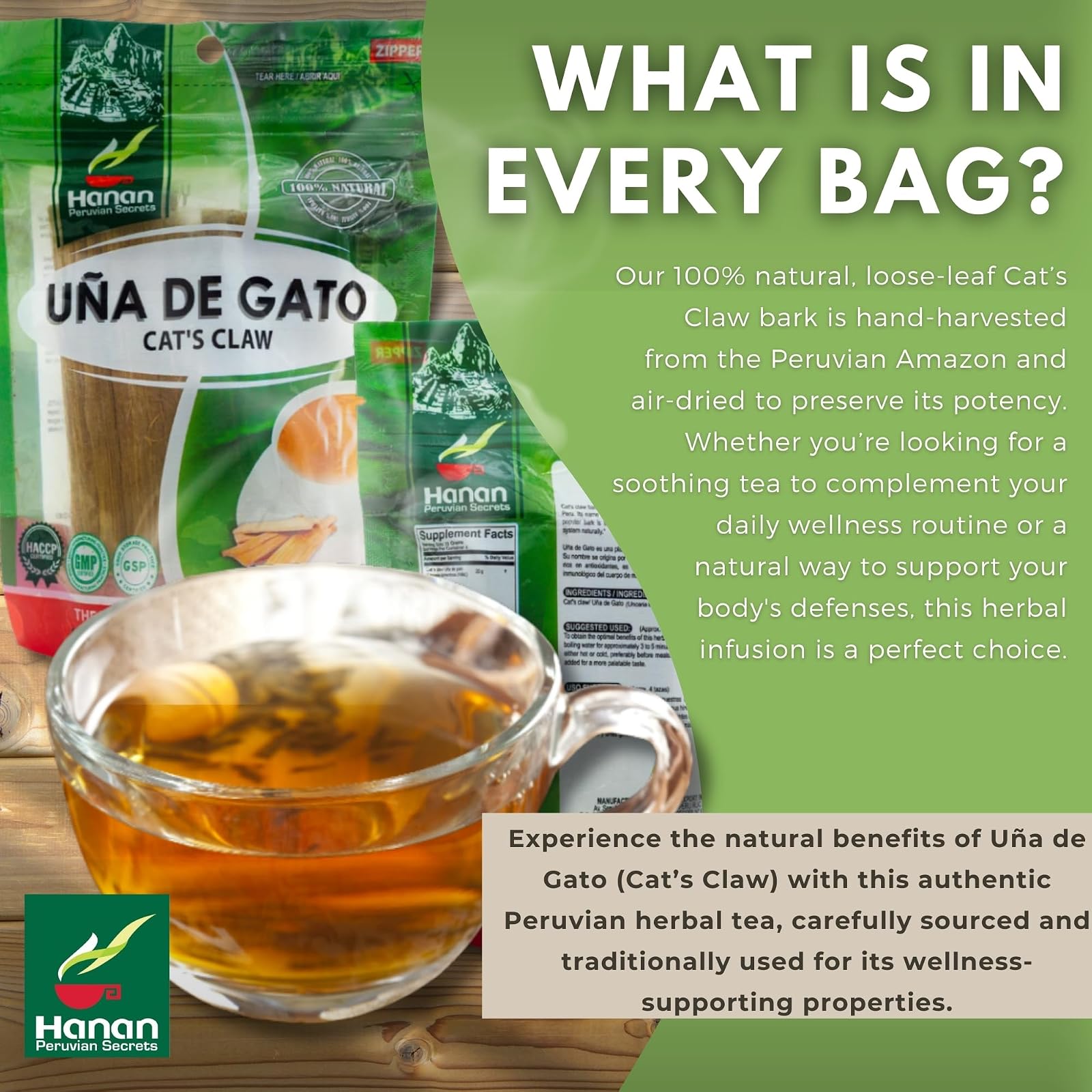 Hanan Cat's Claw tea for relaxation