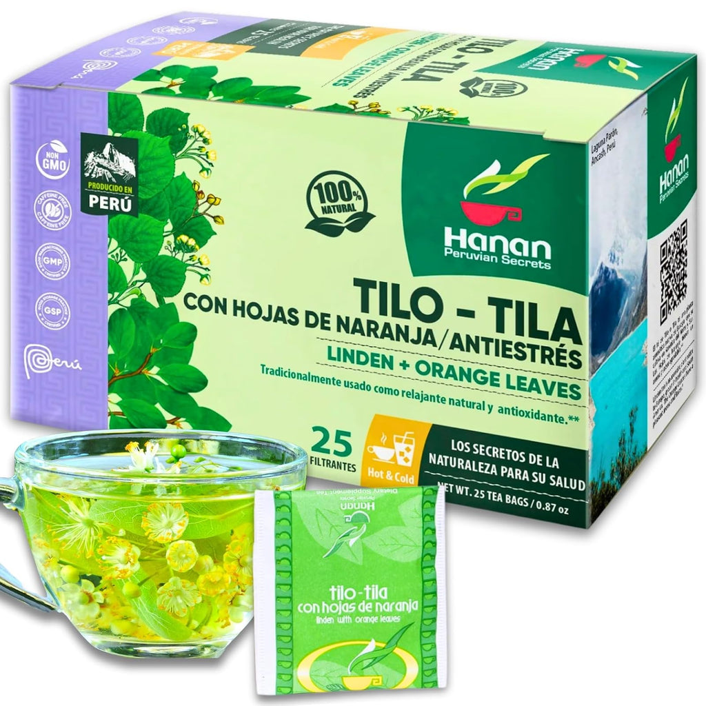 Hanan herbal tea with orange leaves
