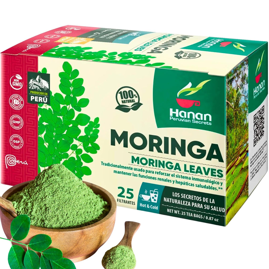 Hanan Moringa tea bags for wellness