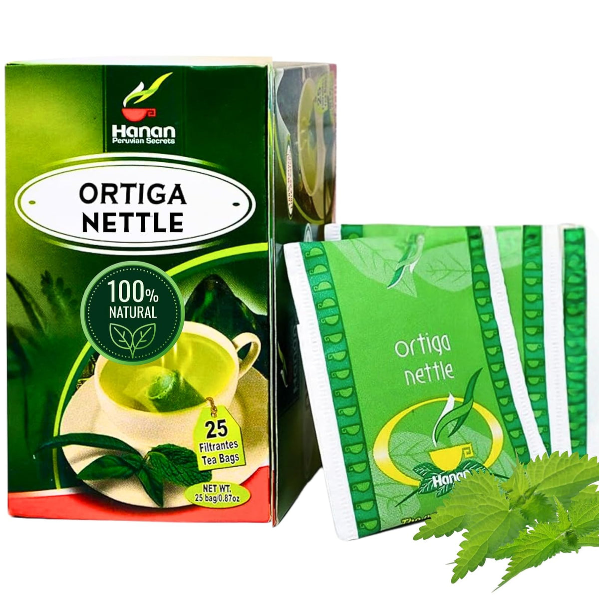 Hanan nettle tea bags for wellness