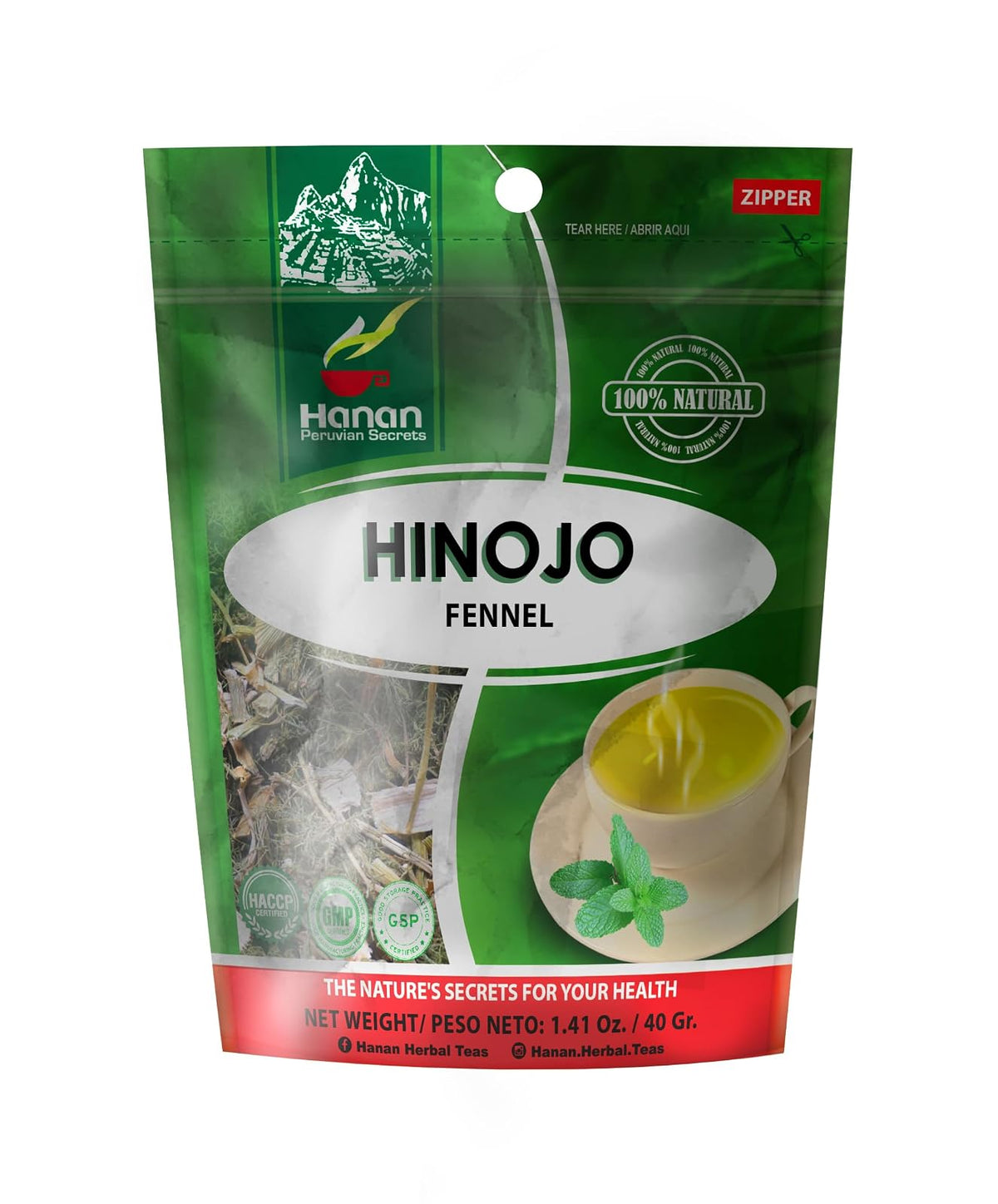 Hanan Peruvian fennel herbal tea