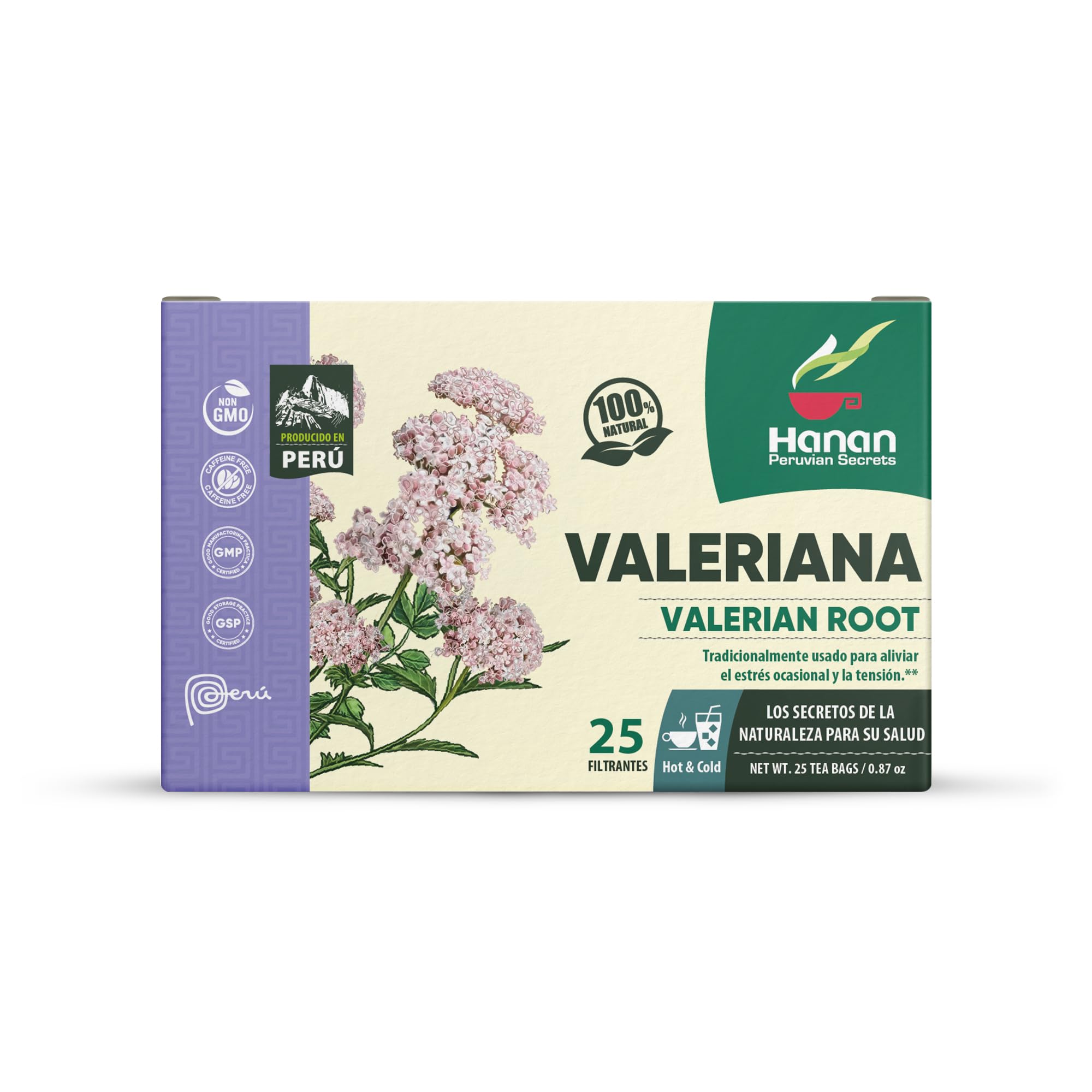 Hanan Peruvian valerian tea 6 pack