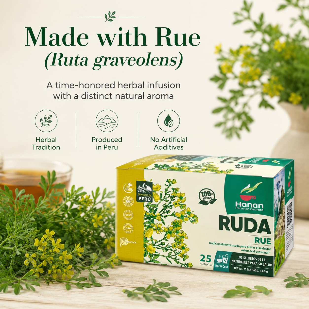 Hanan Rue tea for wellness
