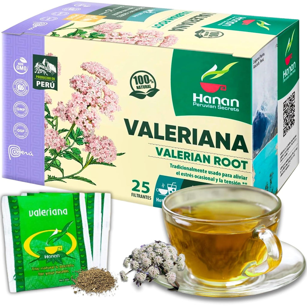 Hanan valerian root herbal tea bags