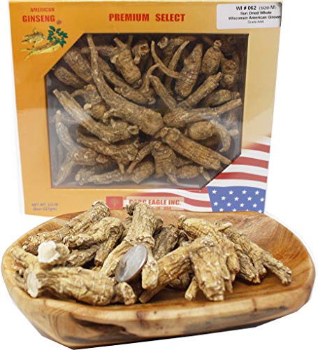 hand-selected American ginseng root