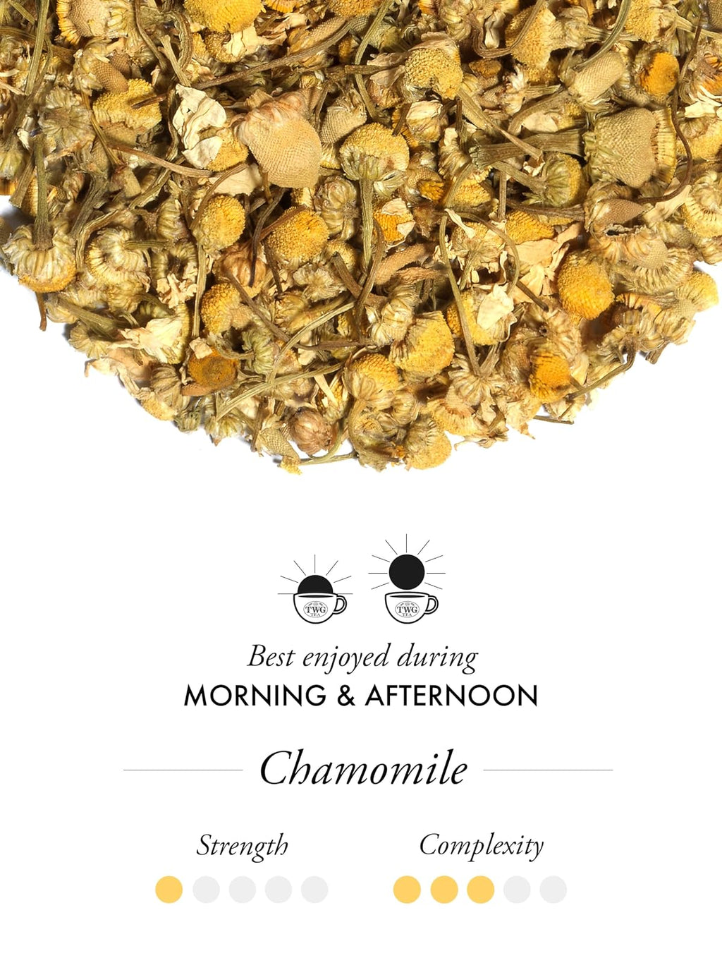 hand sewn chamomile tea bags