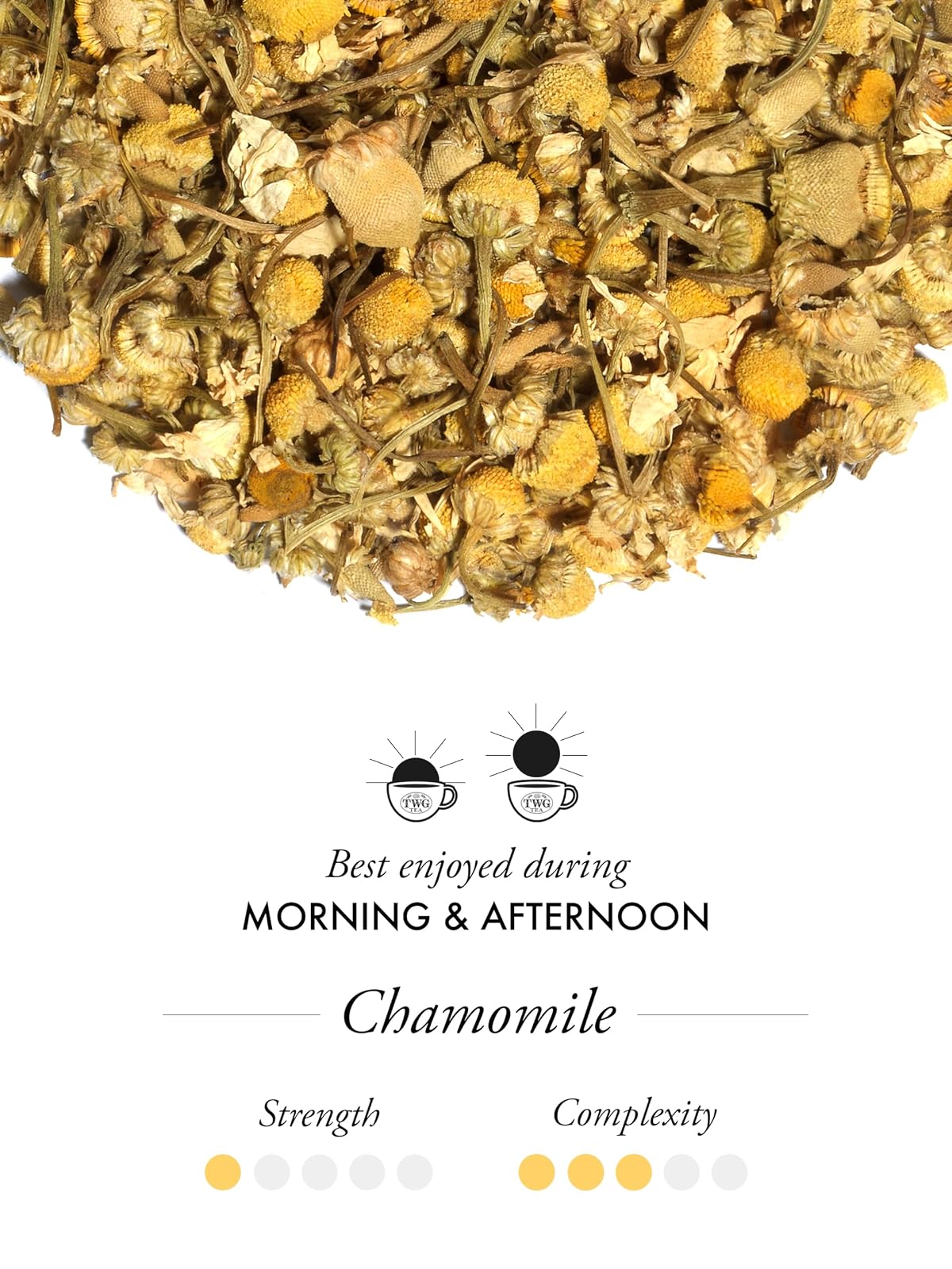 hand sewn chamomile tea bags