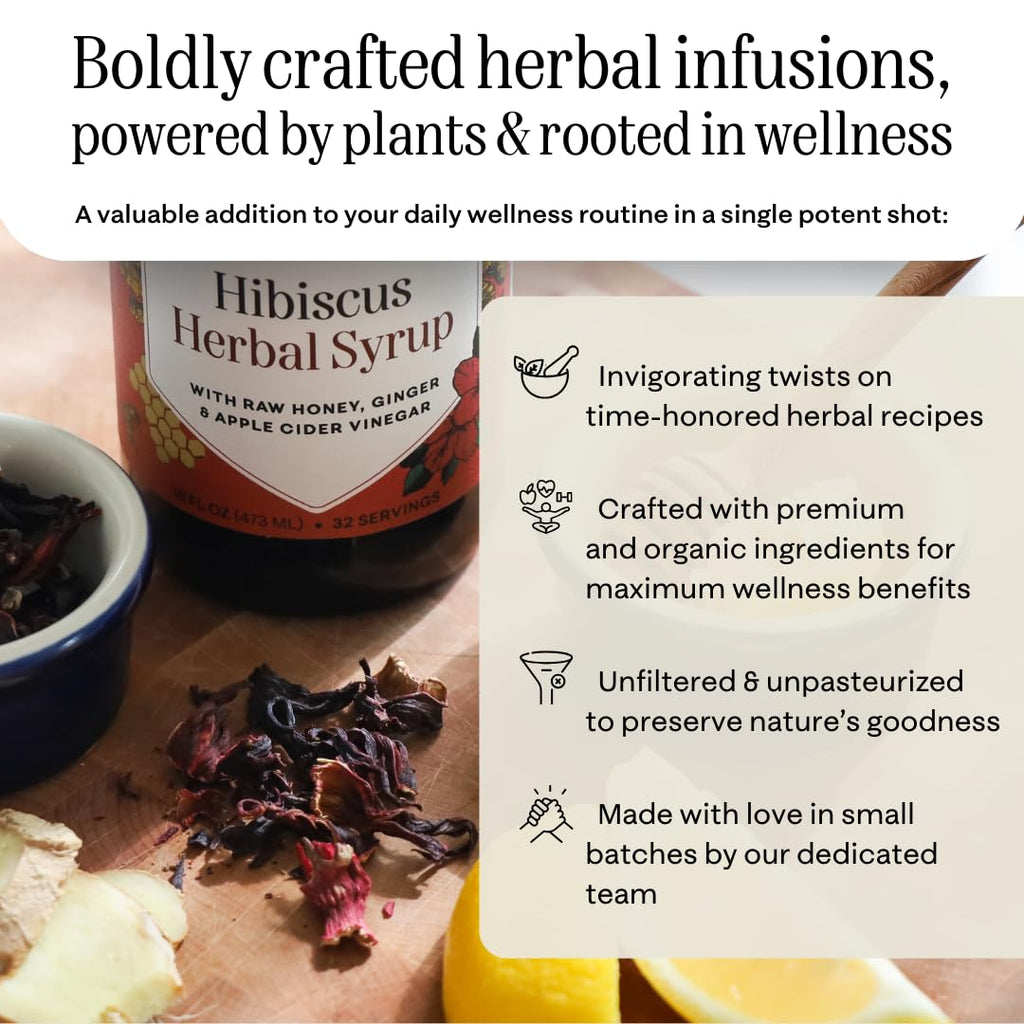 handcrafted elderberry syrup with ginger