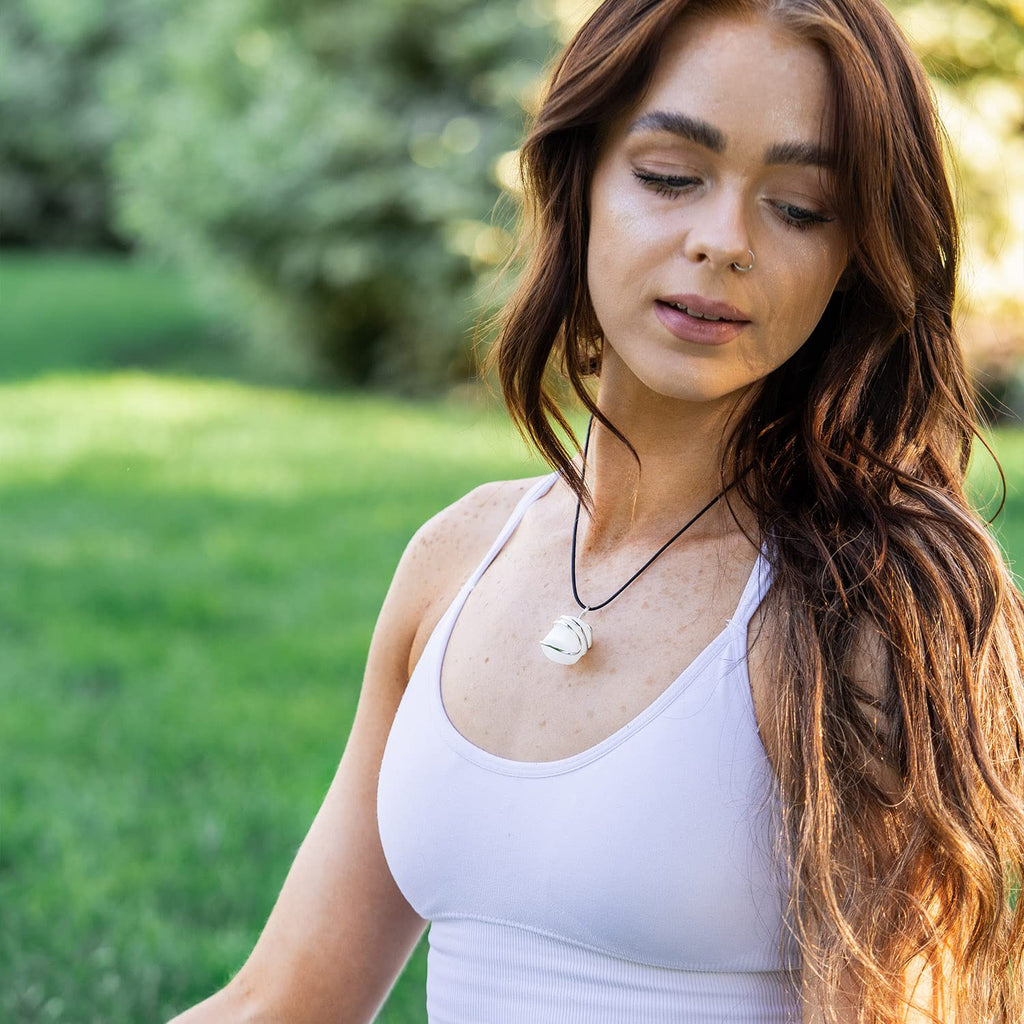 handcrafted genuine crystal pendant