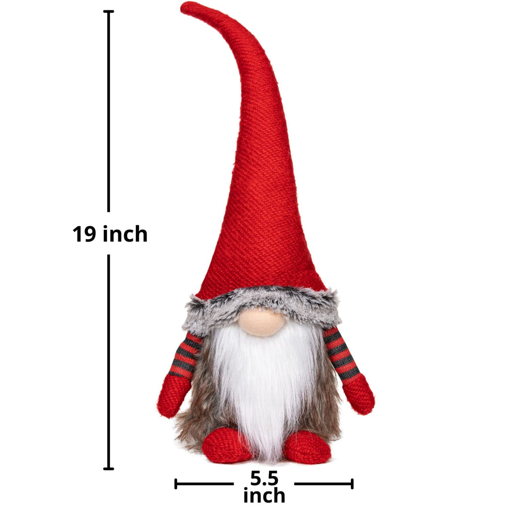 Handcrafted gnome for seasonal charm