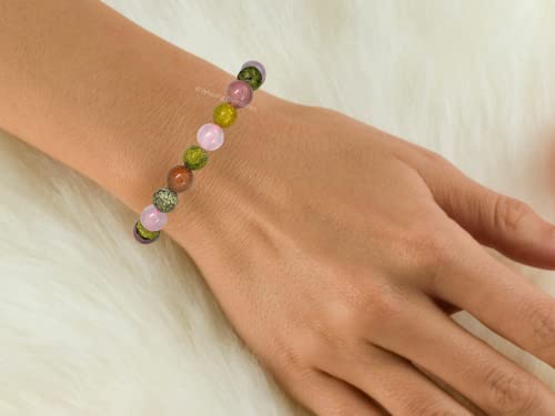 handcrafted healing crystals bracelet