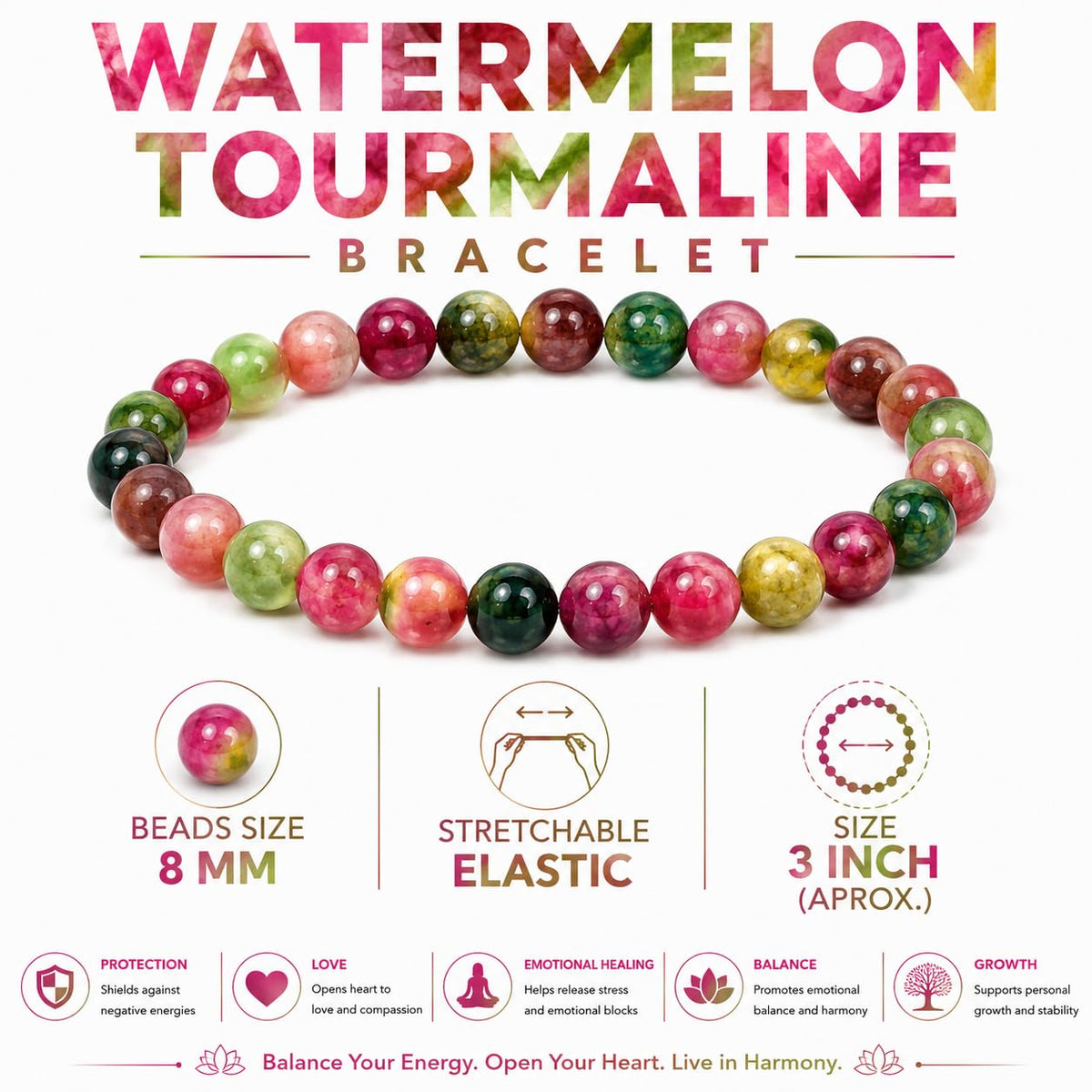 handcrafted herbal blends gemstone bracelet