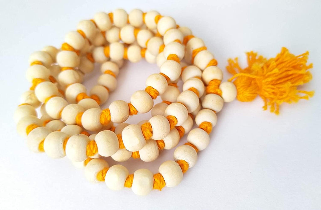 handcrafted neem japa mala