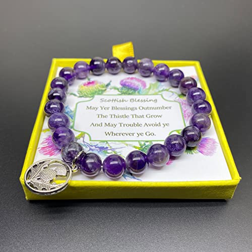 Handcrafted Scottish thistle jewelry