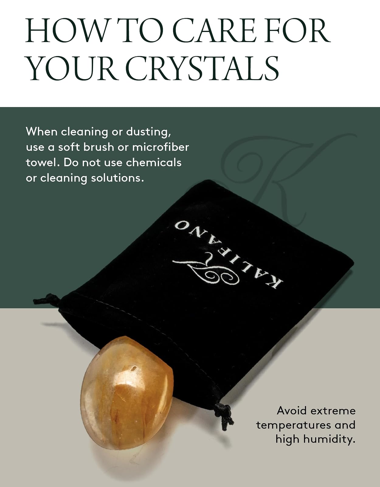 Handcrafted worry stone for mindfulness