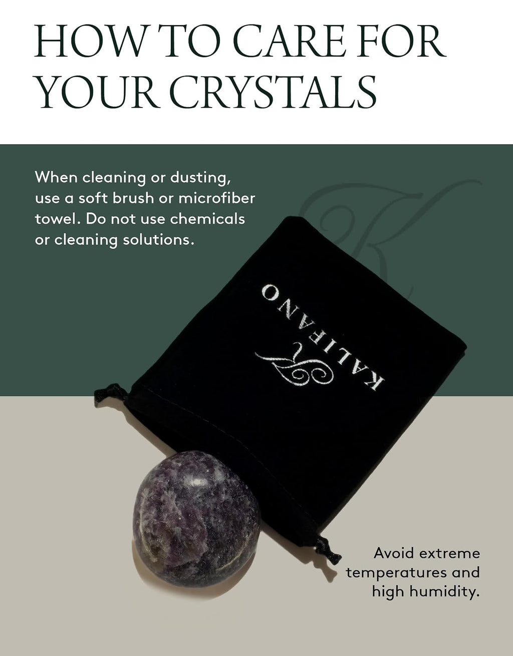 Handcrafted worry stone for mindfulness